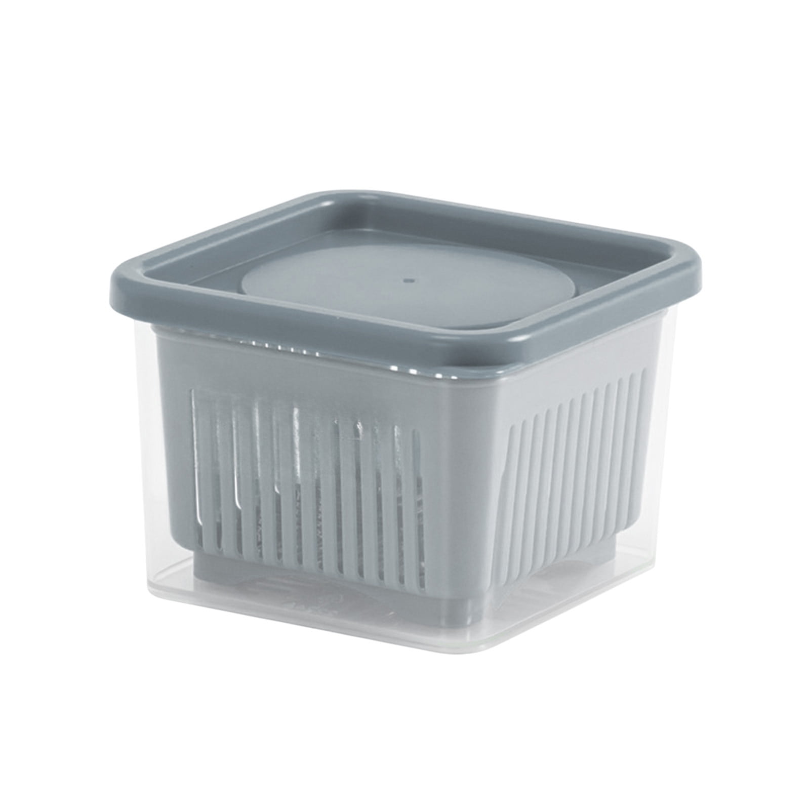 Zmeidao 2Pcs Food Storage Containers with Lids Airtight, Portable Fruit ...