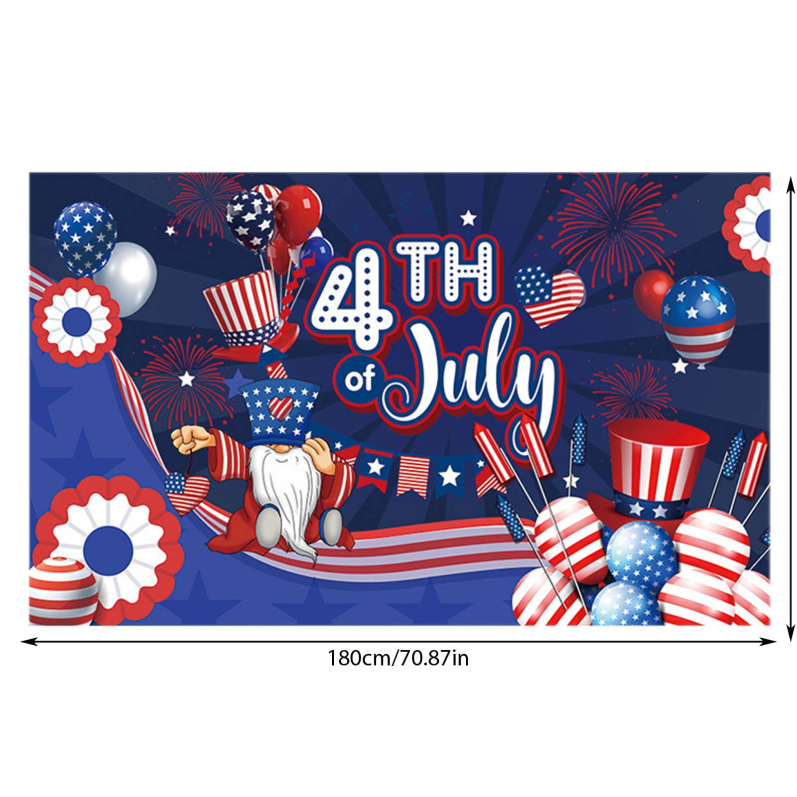 Zmeidao 4th of July Backdrop, Patriotic Backdrop for Photography, Stars ...