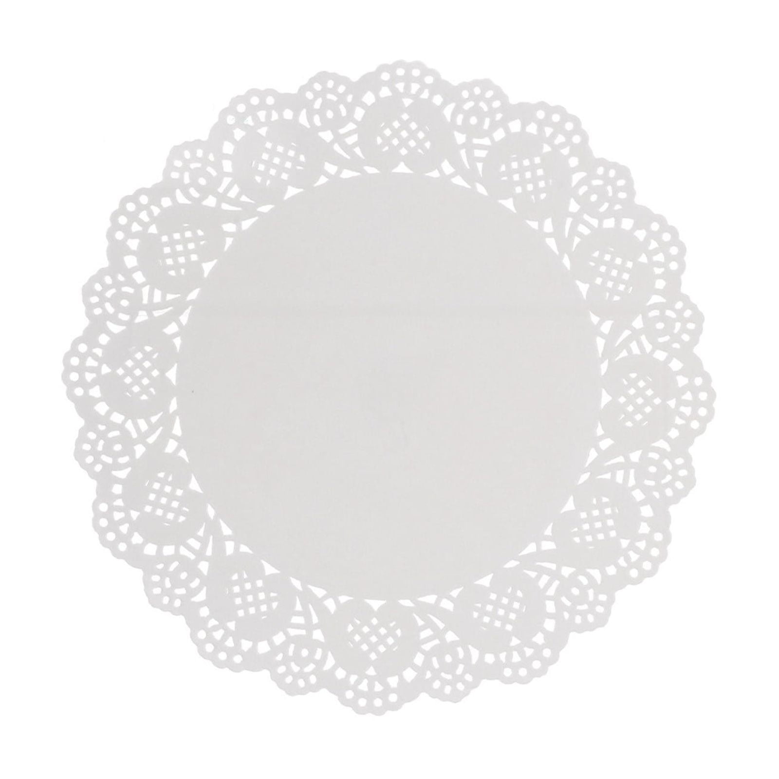 Zmeidao 50Pcs Paper Doilies, White Round Paper Doilies, Decorative ...