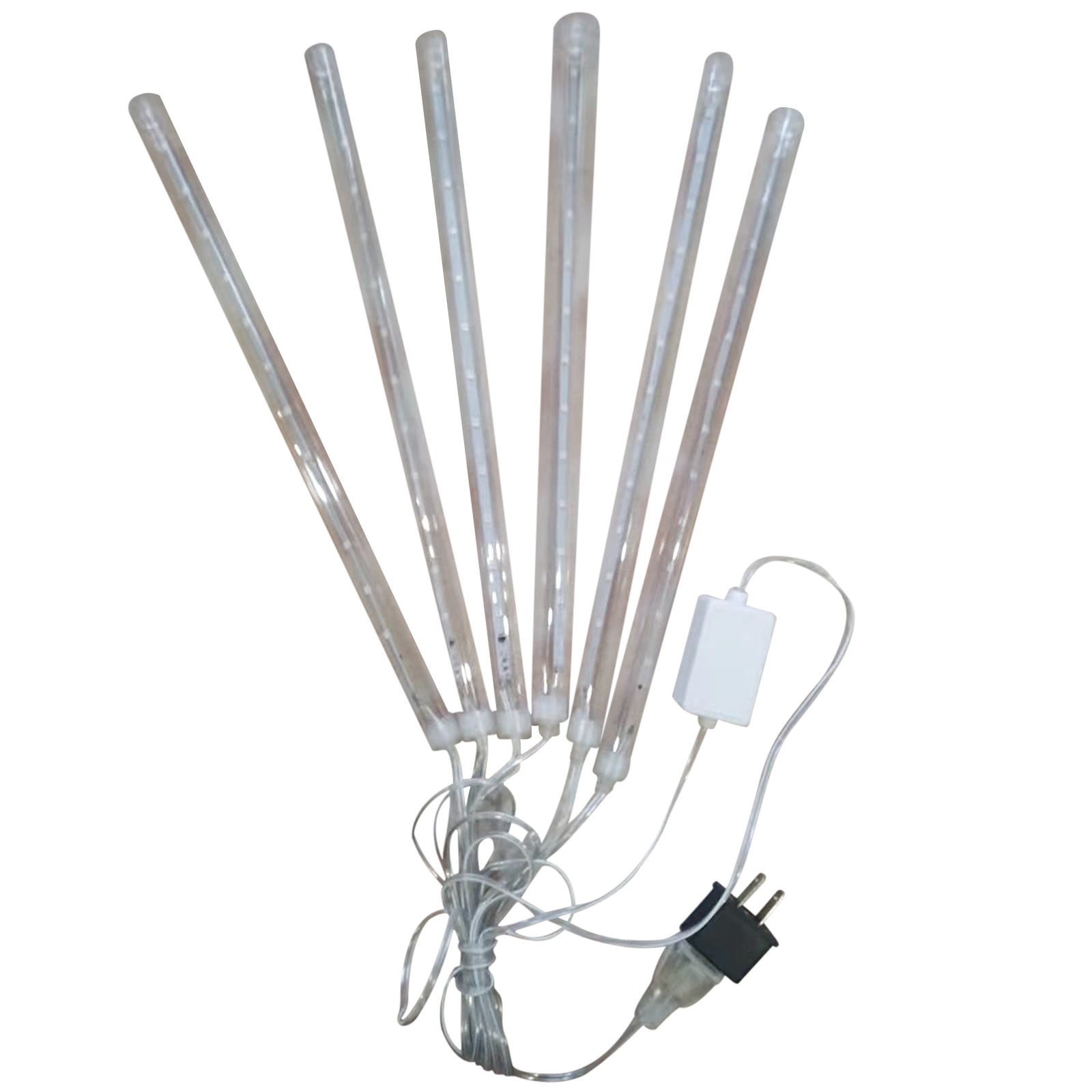 Zmeidao 6Pcs Meteor Shower Lights, LED Falling Rain Lights, Rain Drop ...