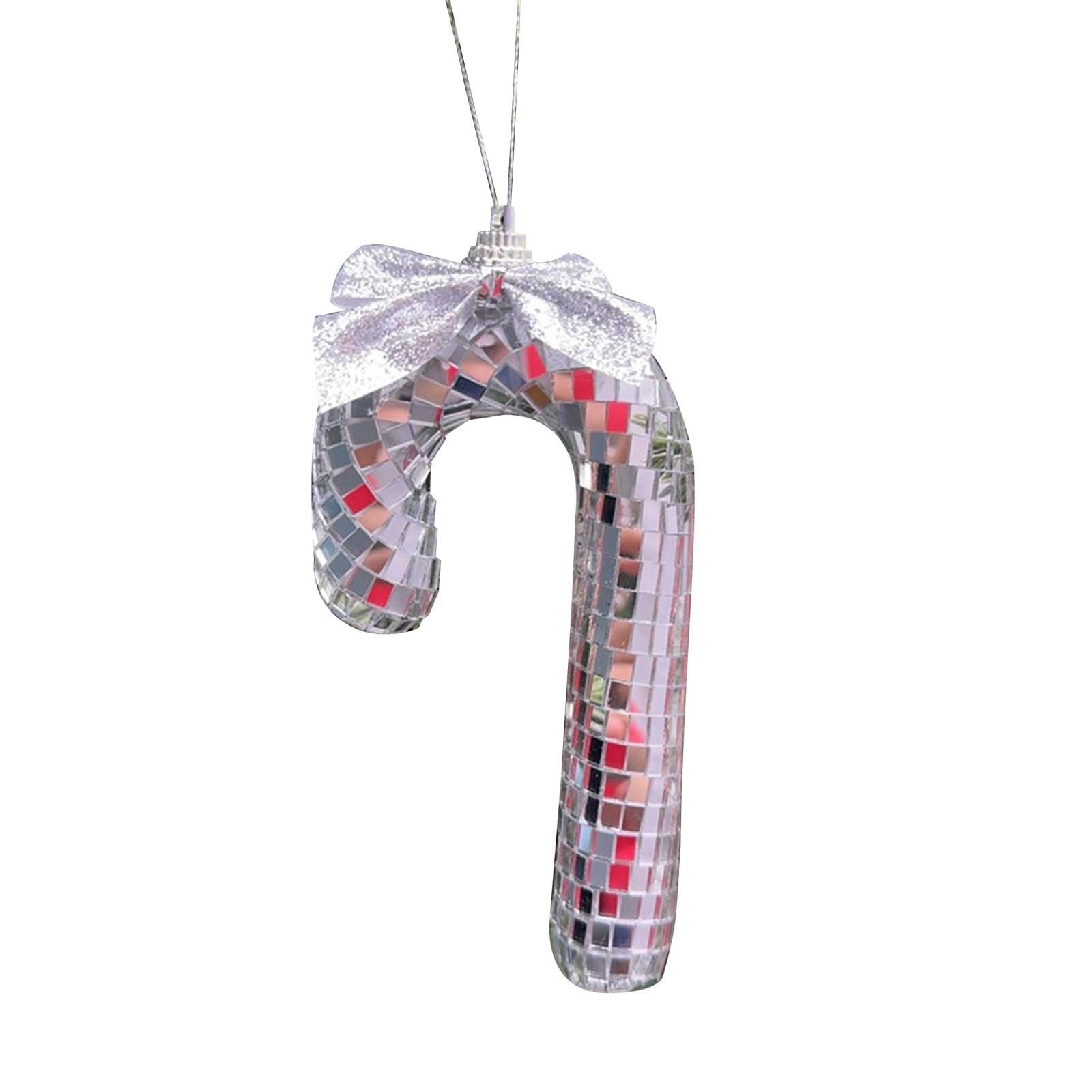 Zmeidao Christmas Disco Candy Cane Decoration, Christmas Tree Hanging ...