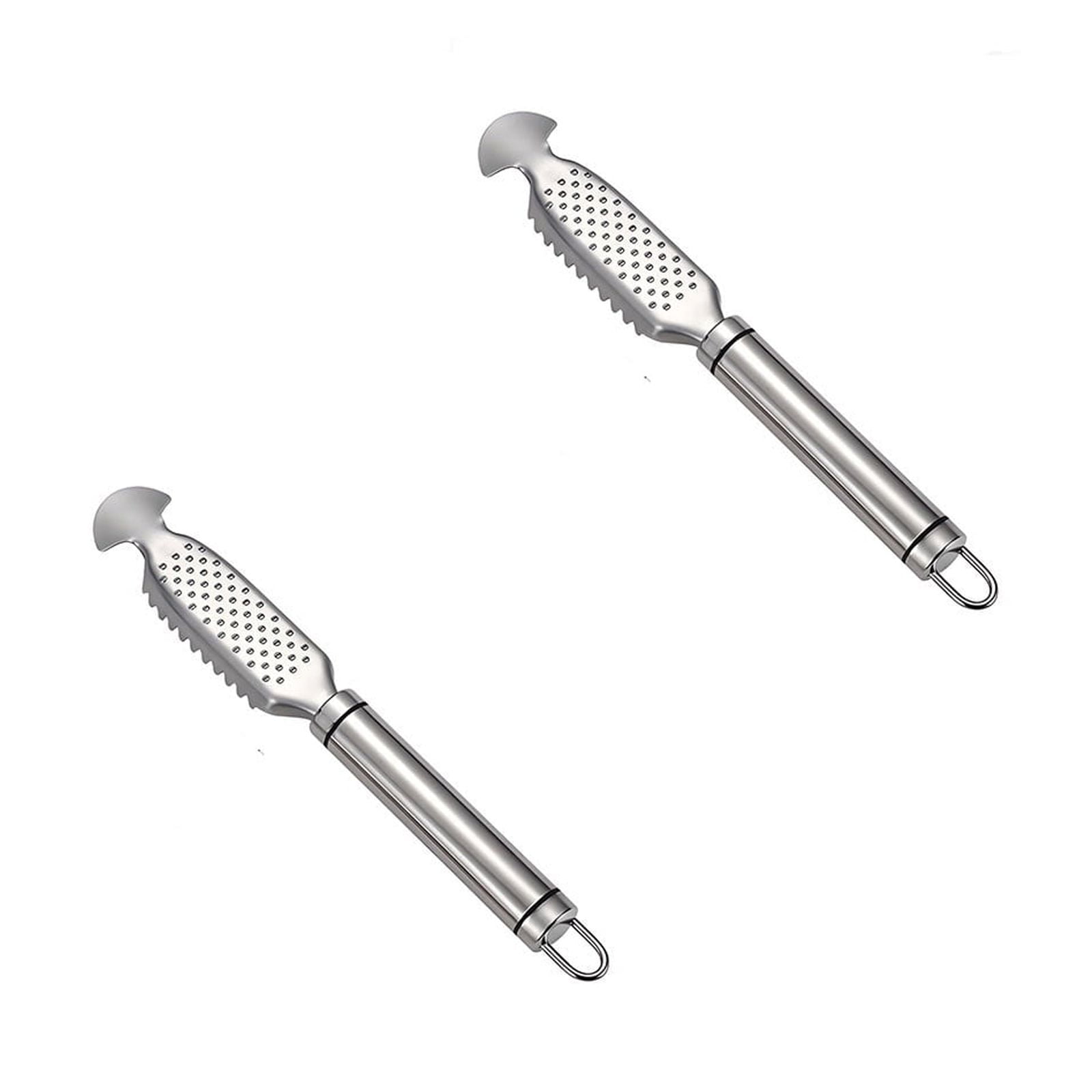 Zmeidao 2Pcs Fish Scale Remover, Stainless Steel Fish Scaler Tool, Fish ...
