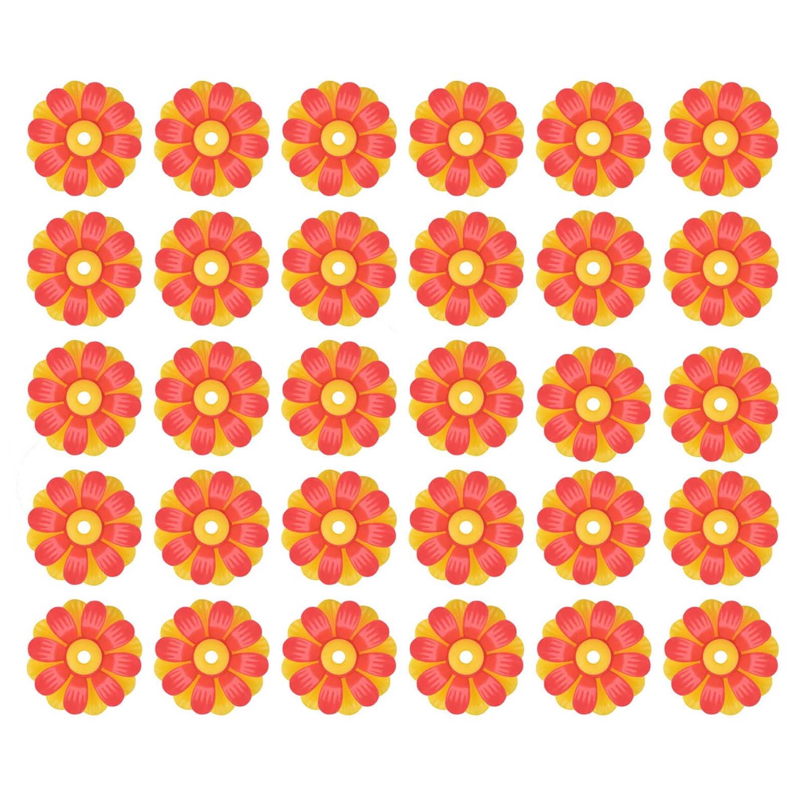 Zmeidao 30 Pieces Hummingbird Feeders Replacement Flowers, Bird Feeder ...