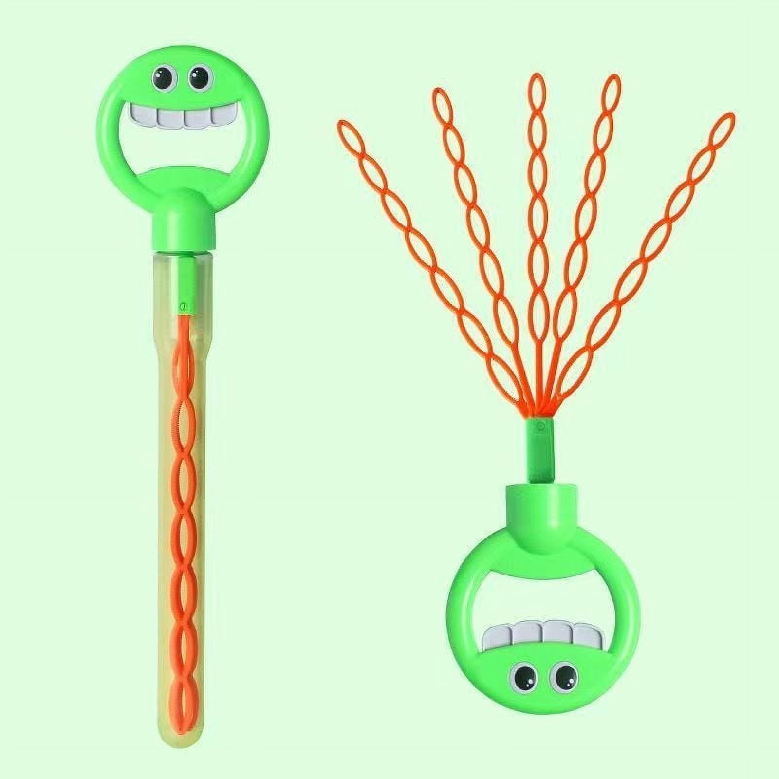 Zmeidao Clearance 32 Hole Smiling Face Bubble Stick with Bubbles Refill ...