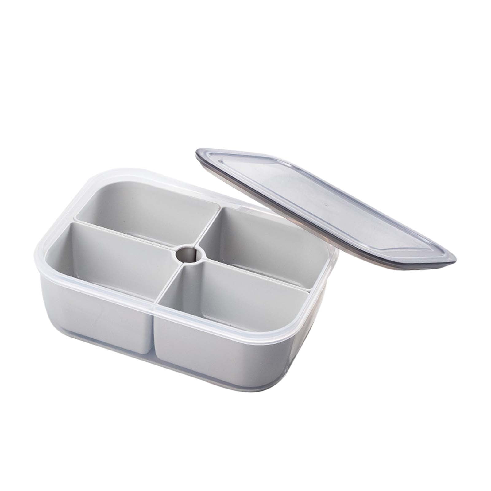 Zmeidao 4 Compartment Snackle Box Container For Fridge Divided Tray ...