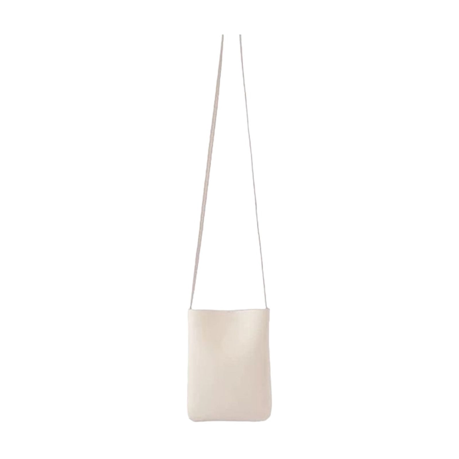 Zmeidao Korean Style Vertical Cowhide Bag Ins Fashion Plain Soft Side ...