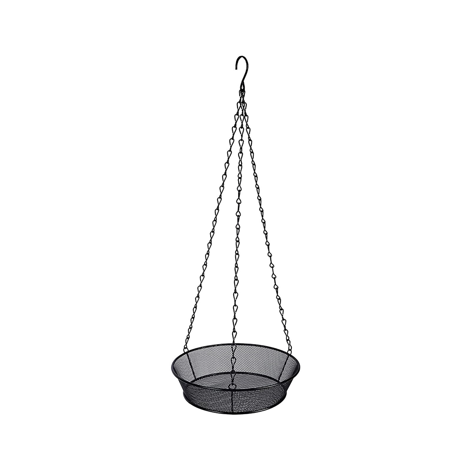 Zmeidao Clearance Metal Black Bird Feeder, Net Hanging Decorative Bird ...