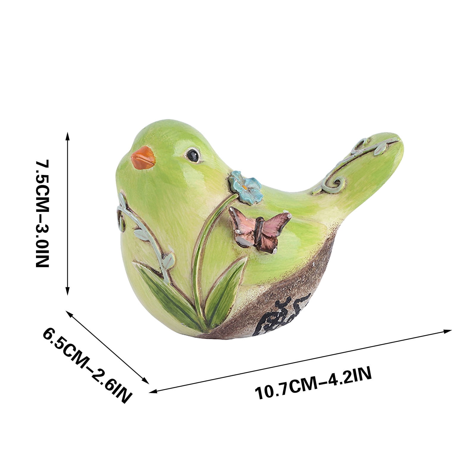 Zmeidao Clearance Resin Bird Statues Hand-Painted Birds Figurines Bird ...