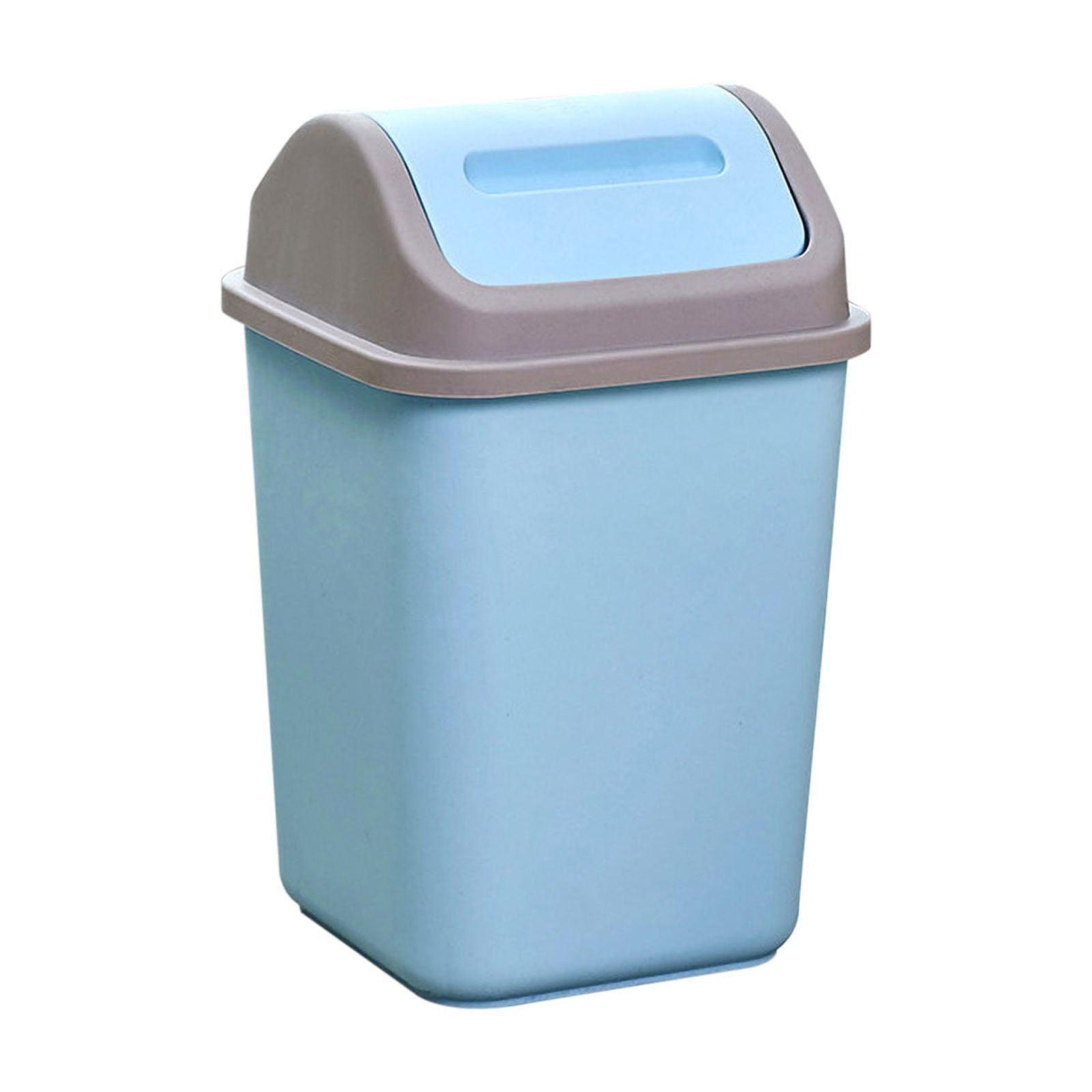 Zmeidao Small Trash Can with Flip-top, Plastic Flip-top Large-capacity ...