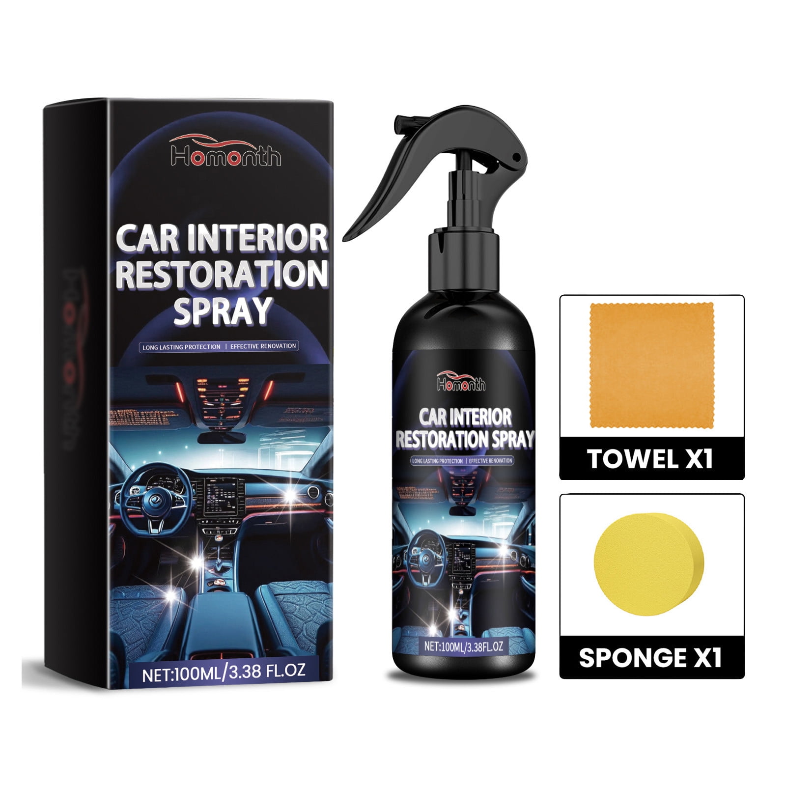 Zmeidao Clearance Super Cleaner | Effective Car Interior Cleaner | Leather Car Seat Cleaner ...