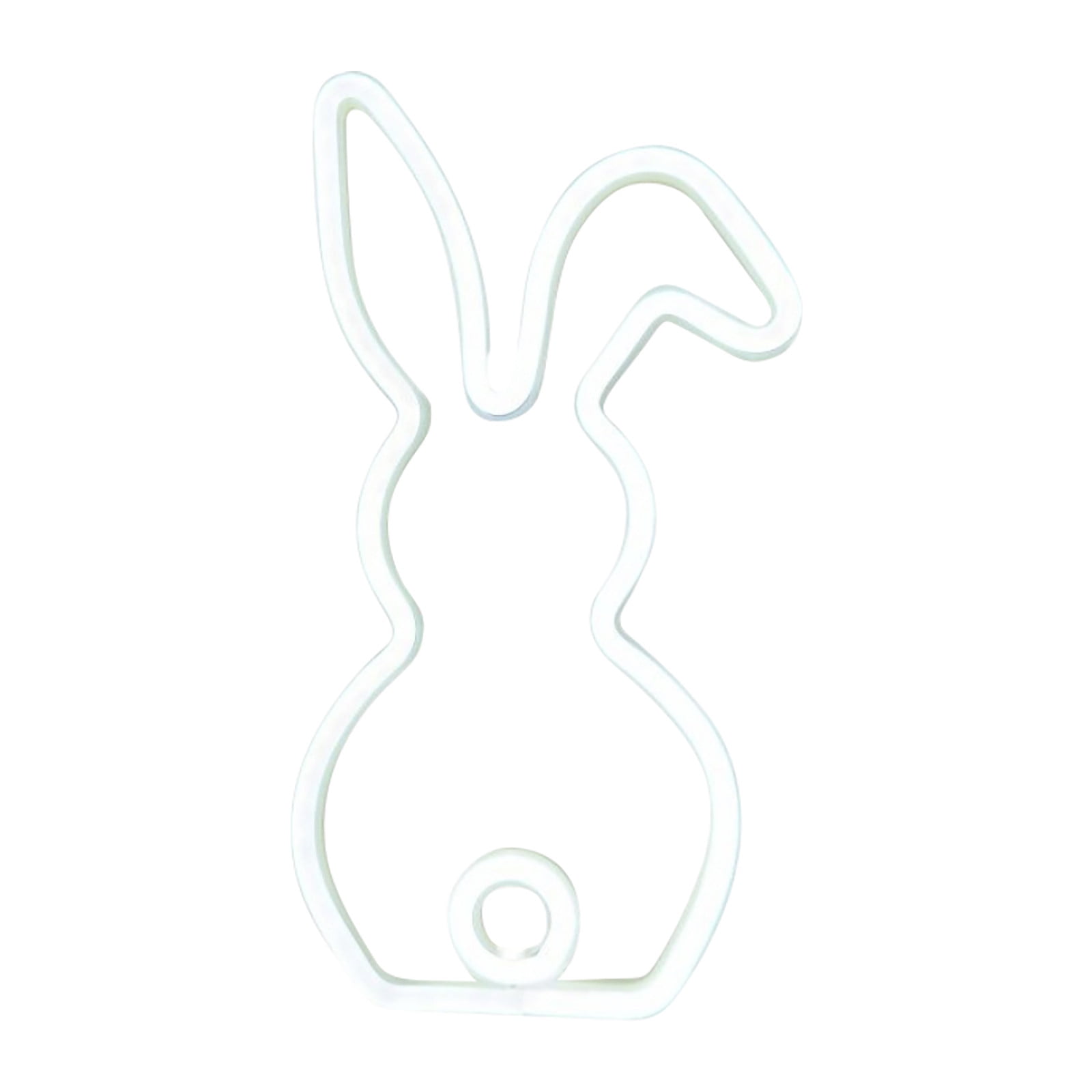 Zmeidao Easter Neon Signs Easter Bunny Neon Sign for Wall Decor LED ...