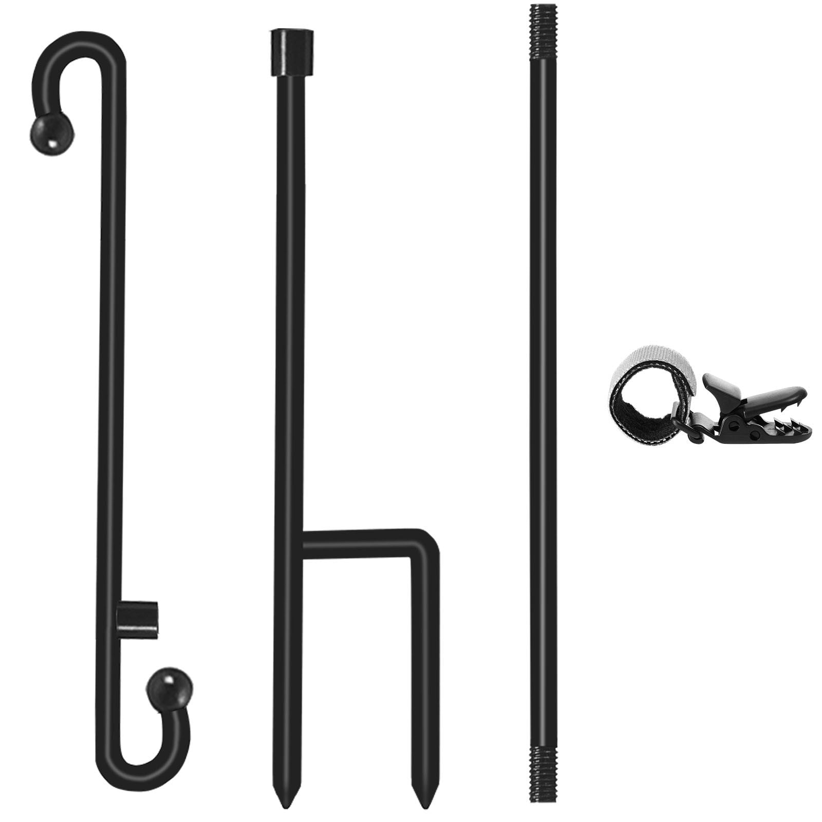 Zmeidao Garden Flag Stand Holder Pole with Flag Stopper, for House ...