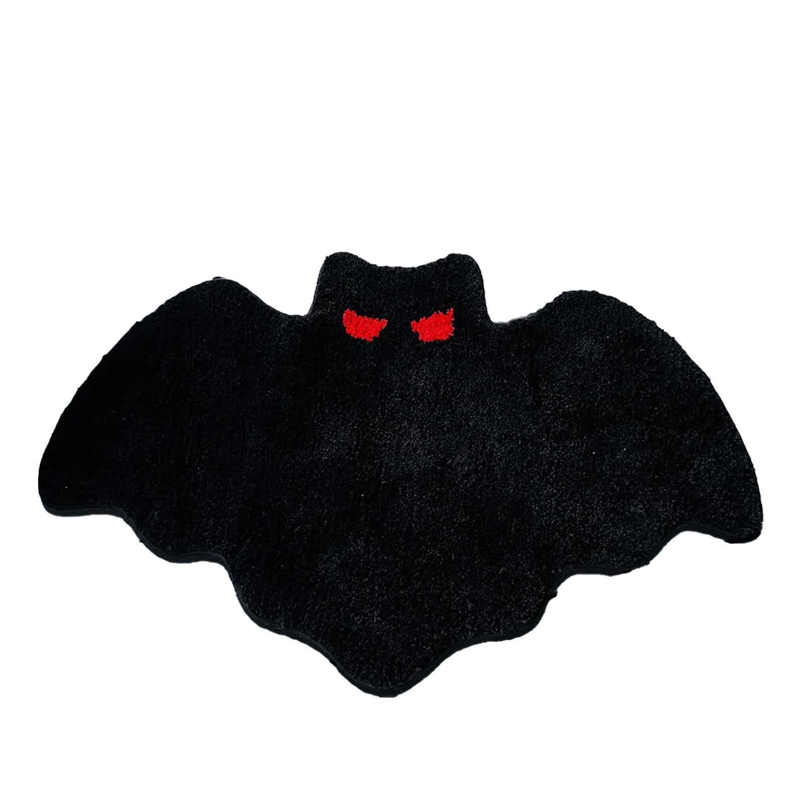 Zmeidao Halloween Bat Rug Bat Shaped Area Rug, Welcome Mat Soft Indoor ...