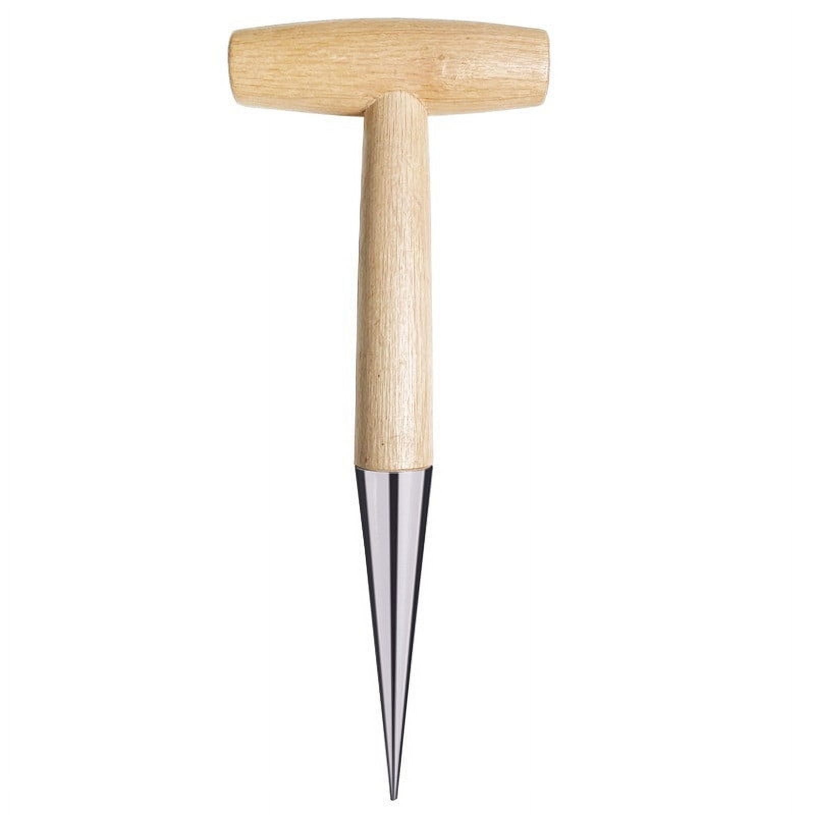 Zmeidao Hand Dibber Sow Dibbler with Wooden Handle Garden Hole Punch ...