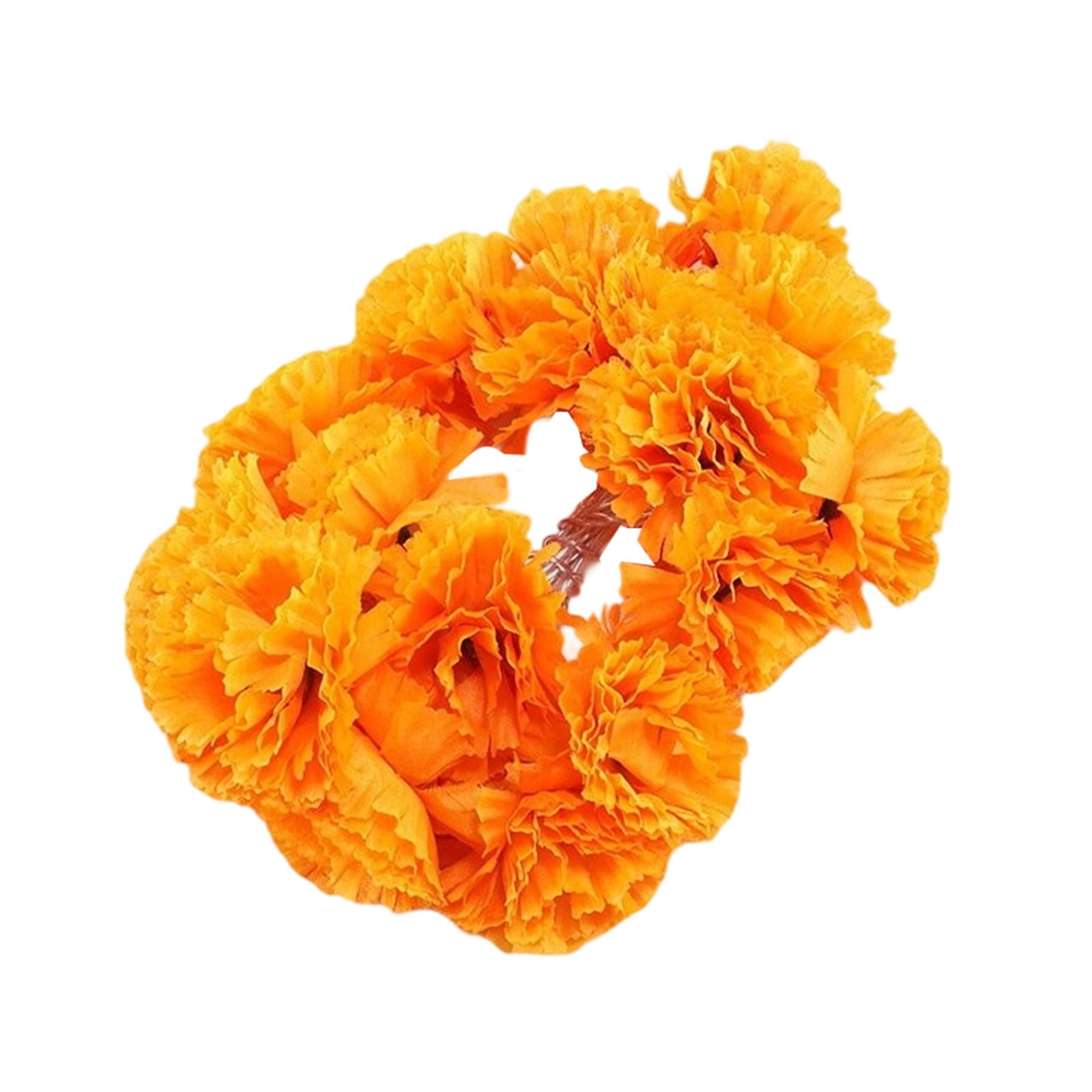 Zmeidao Lighted Marigold Garland, Battery Operated, 10 LED Artificial ...
