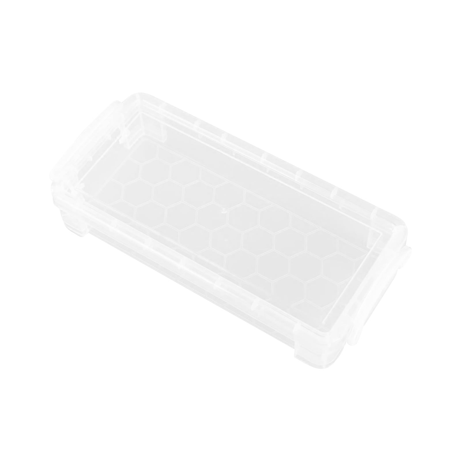 Zmeidao Pencil Box, Clear Plastic Hard Pencil Case Crayon Box ...