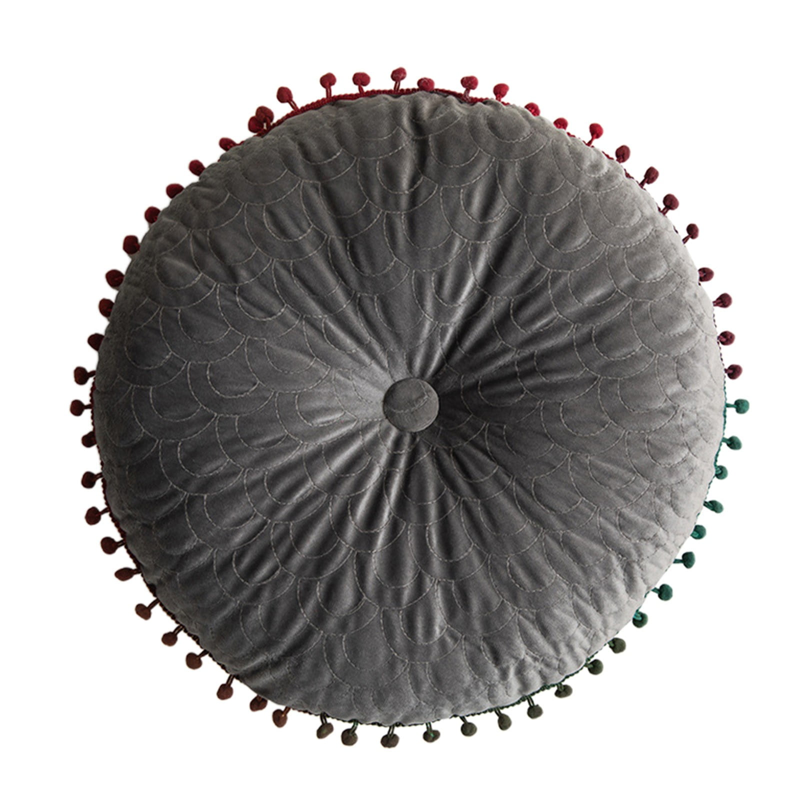 Zmeidao Round Throw Pillow, 15.74” Solid Color Decorative Round Dutch ...