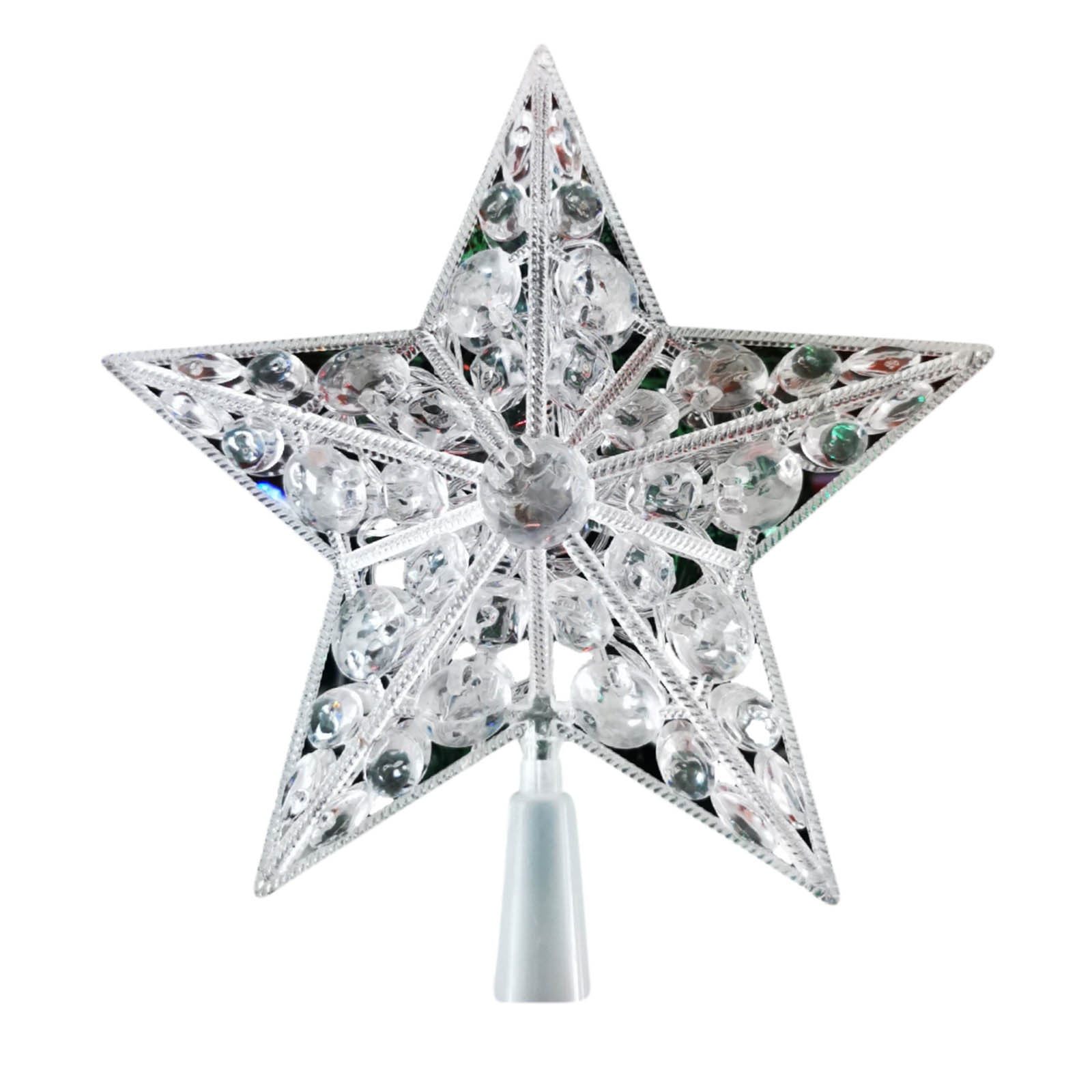 Zmeidao Small Star Tree Topper, LED Lighted Christmas Tree Topper ...