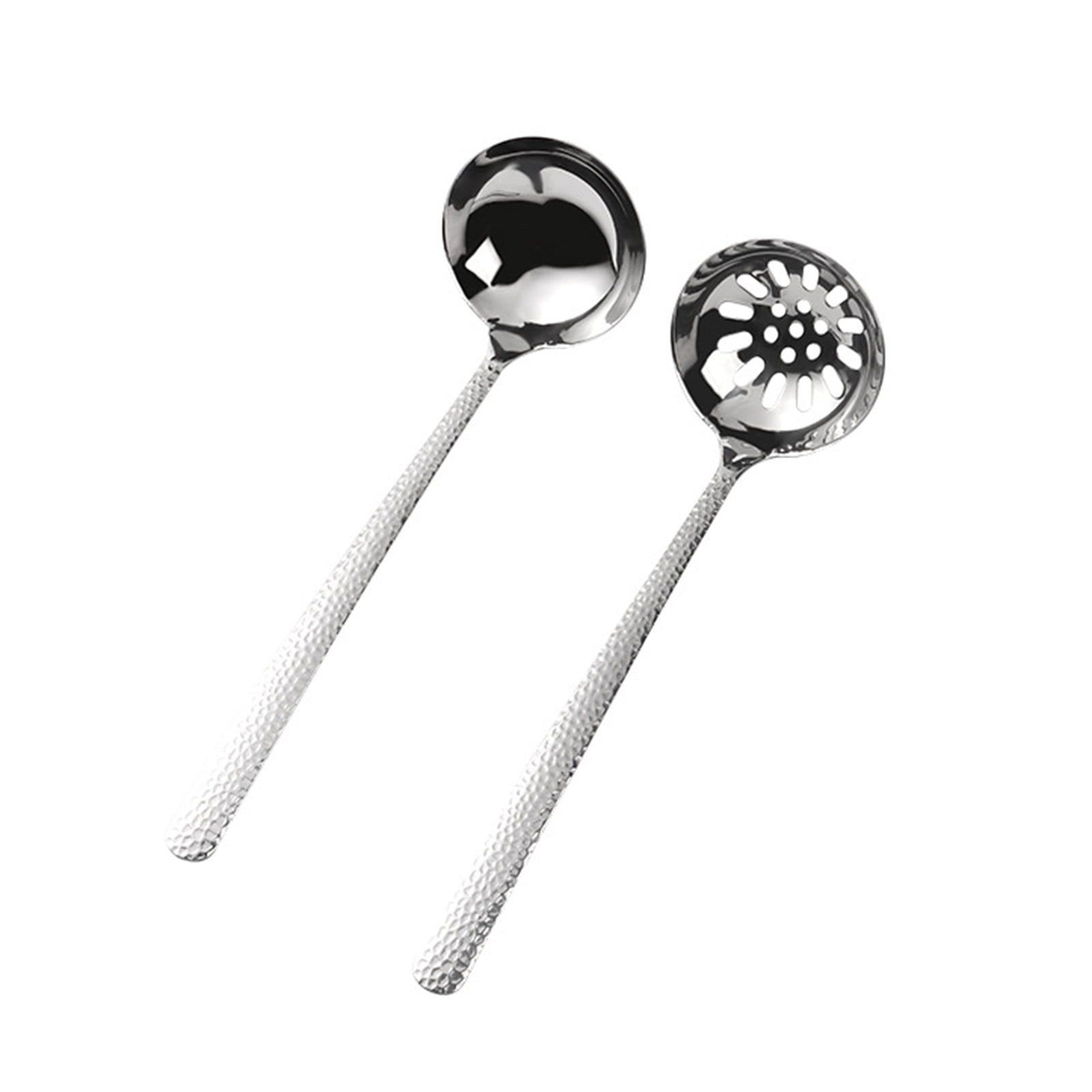 Zmeidao Stainless Steel Flatware Serving Utensils, Skimmer Slotted ...