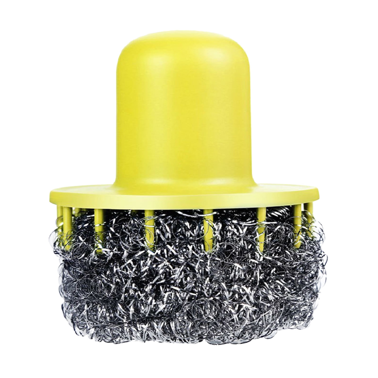 Zmeidao Stainless Steel Scrubber with Handle, Heavy Duty Pot Scrubbers ...