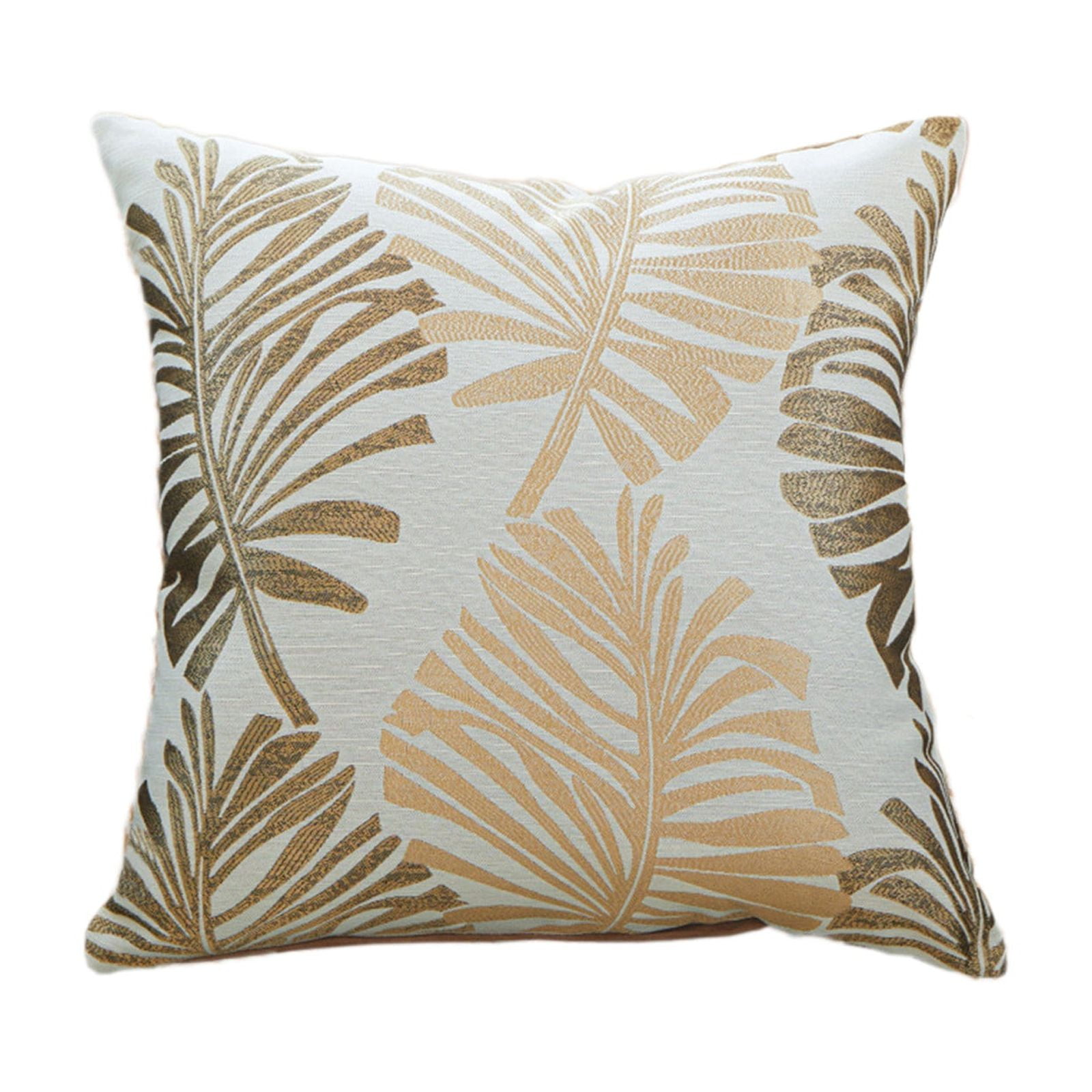 Zmeidao Tropical Palm Leaves Throw Pillow, Square Summer Throw Pillows ...