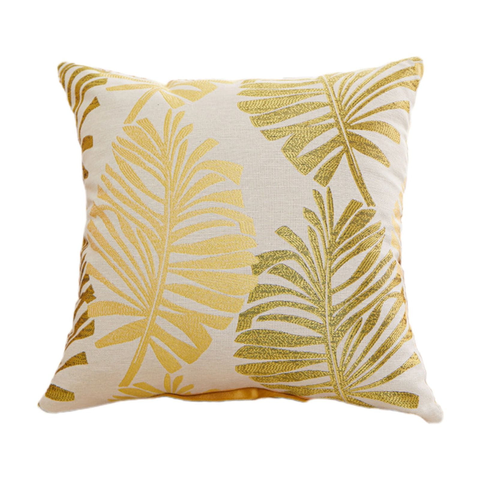 Zmeidao Tropical Palm Leaves Throw Pillow, Square Summer Throw Pillows ...