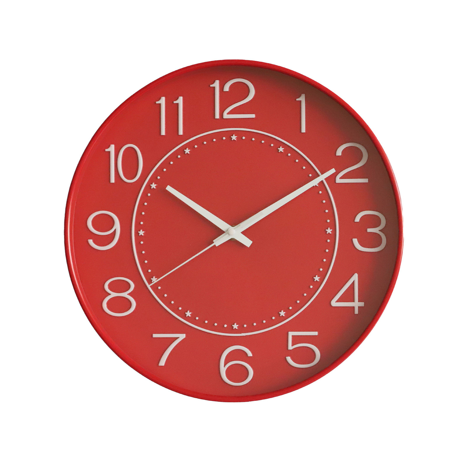 Zmlmlly 12 inch Round Wall Clock Modern Silent Wall Clock, 12 Inch Non ...