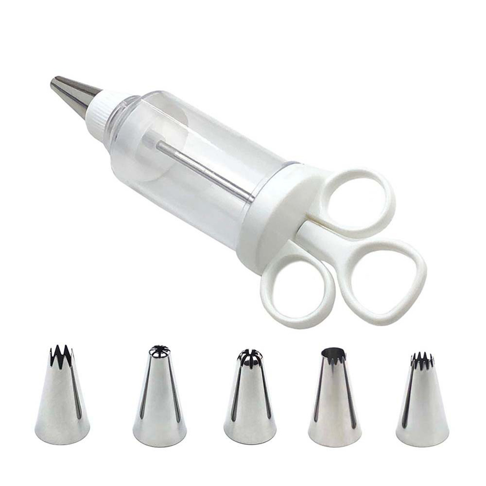 Zmlmlly Stainless Steel Tube Tips for Cakes 1 Set Cake Decorating Kit ...