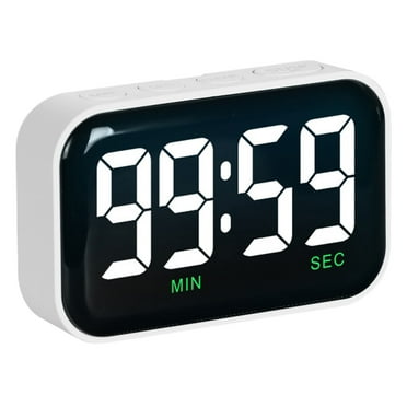 Ludlz Kitchen Timer Digital LED Display 2 Brightness 3 Volumes Magnetic ...