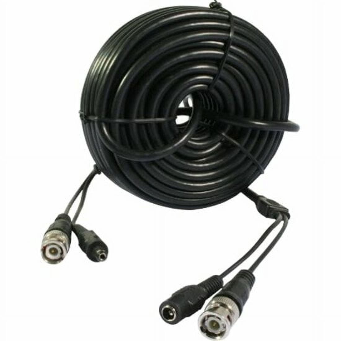 Zmodo 25' AWG-24 Pre-Made Plug-n-Play Surveillance Video + Power Cable ...