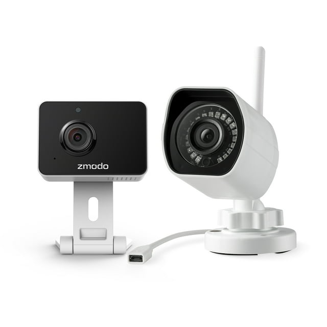 Zmodo 2 Pack Wireless Home Security Cameras, 1080P, Indoor/Outdoor ...