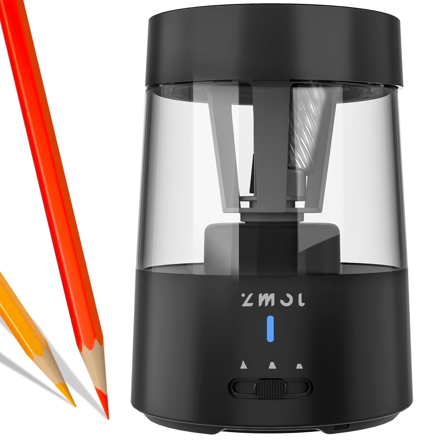 Zmol Cordless Personal Electric Pencil Sharpener, Fast Sharpen for Kids ...