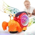 Zmoon Musical Crab Toy with LED Lights for Babies (6+ Months ...