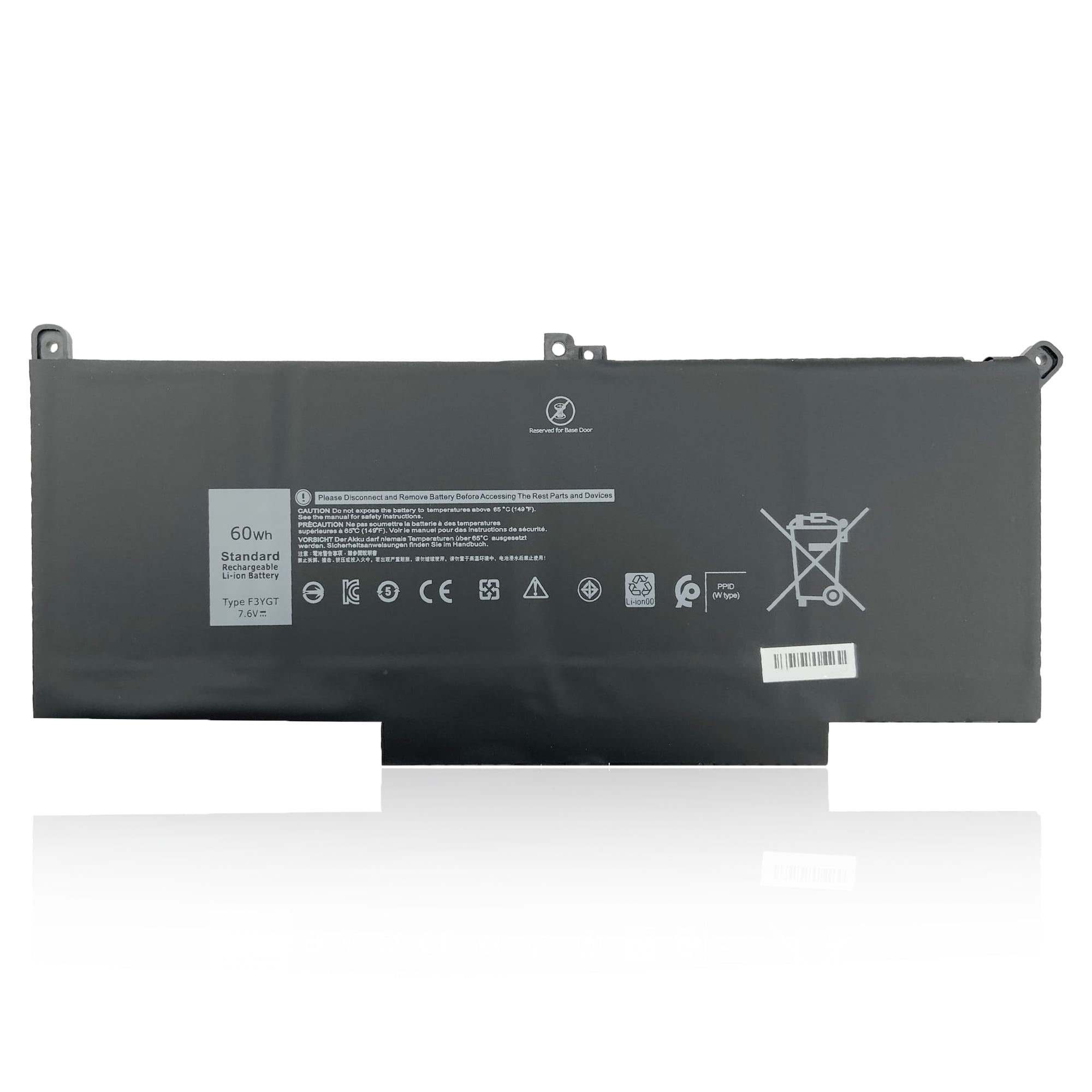 Zmoon F3YGT Laptop Battery for Dell Latitude 12 7000 7280 7290 13 7380 ...