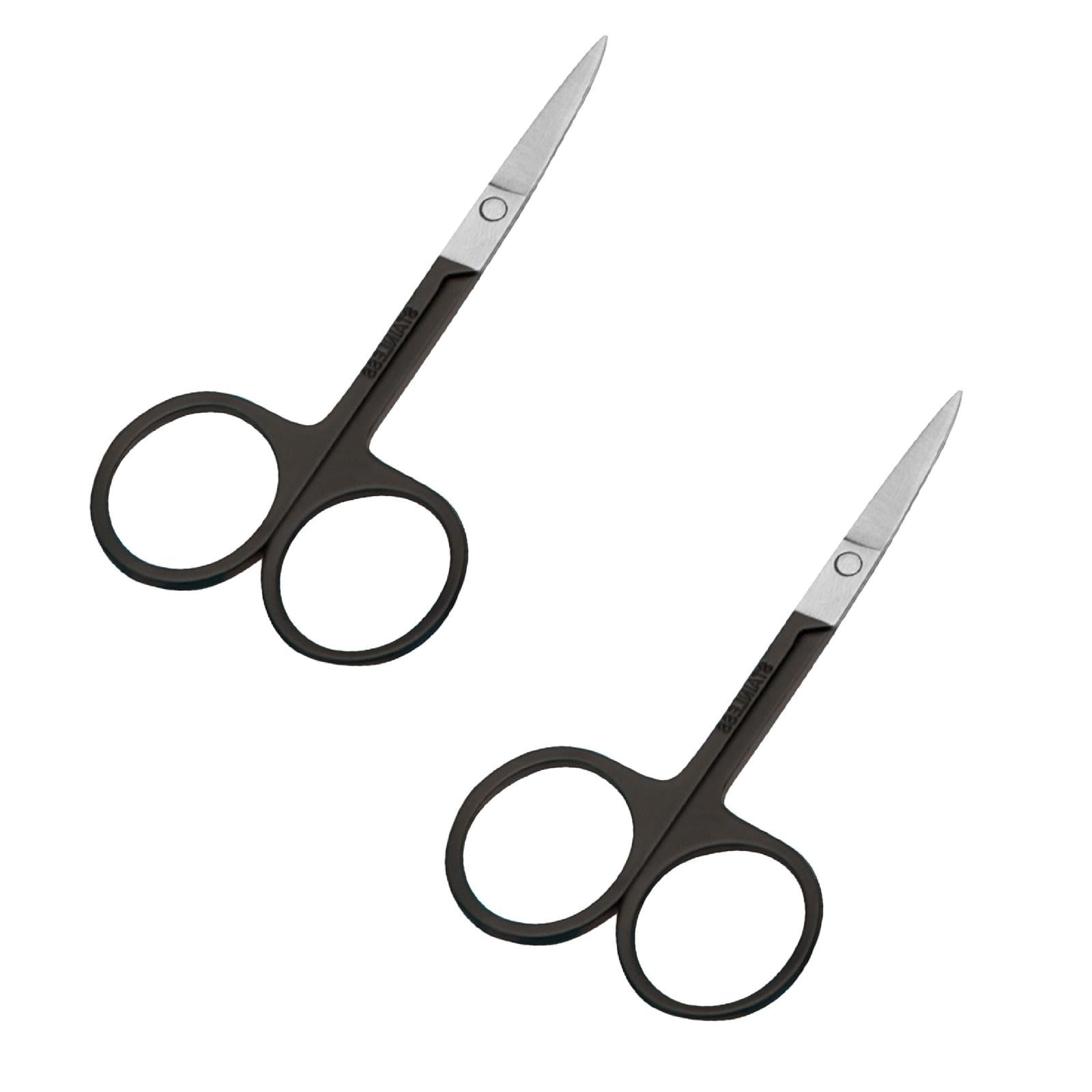 Zmzmskgsi 2pc Facial Hair Small Grooming Scissors Set for Men Women ...