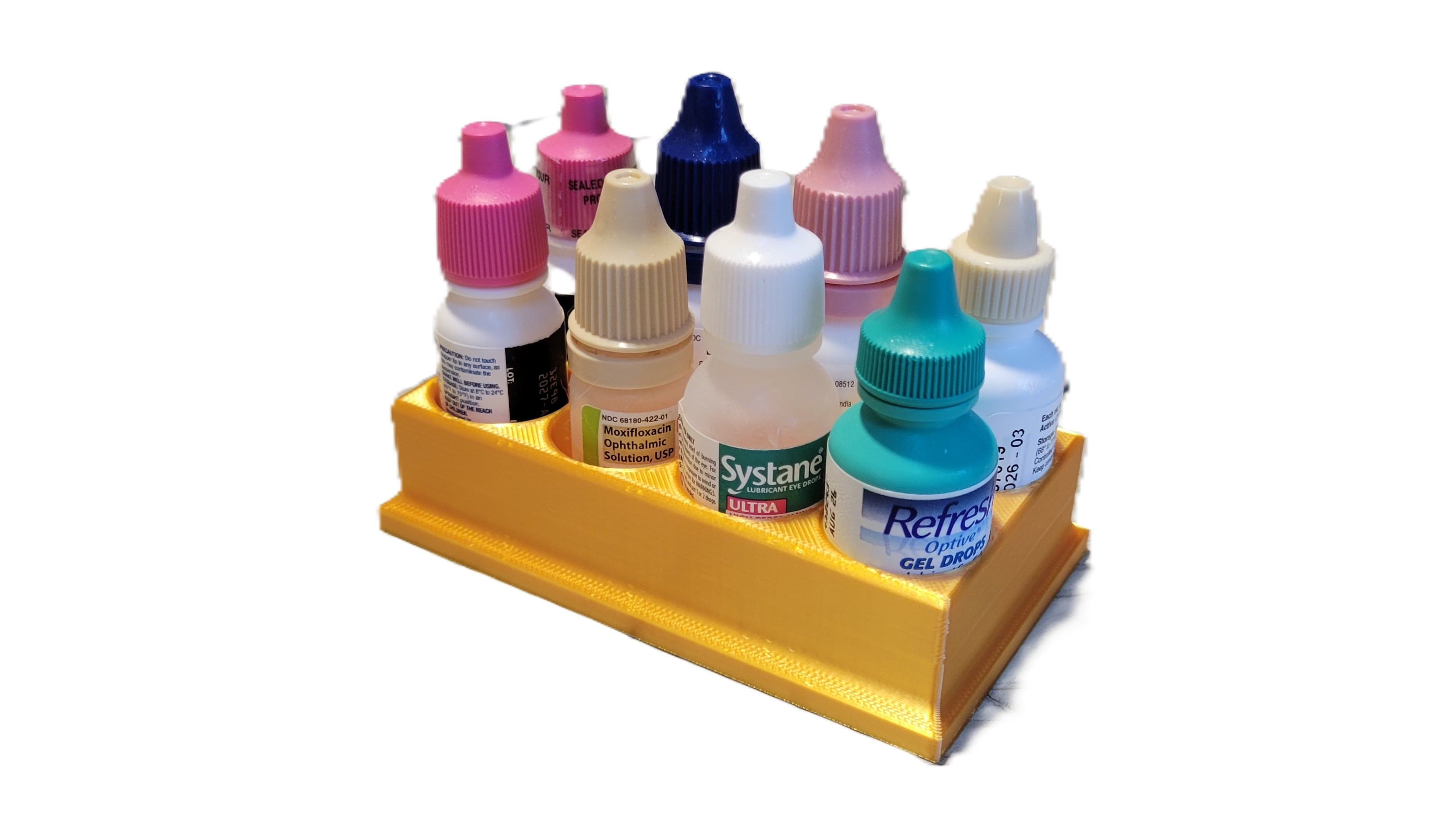 Znet3D Eye Drop Bottles Organizer Storage – 8-Slot Holder - Walmart.com