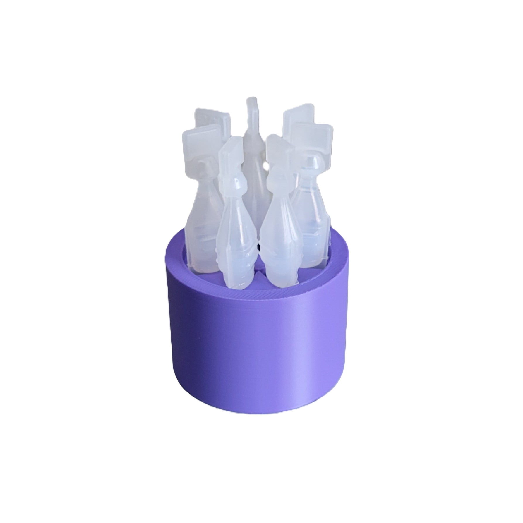 Znet3D Eye Drop Vial Holder – Compact Upright Storage for Seven Vials ...