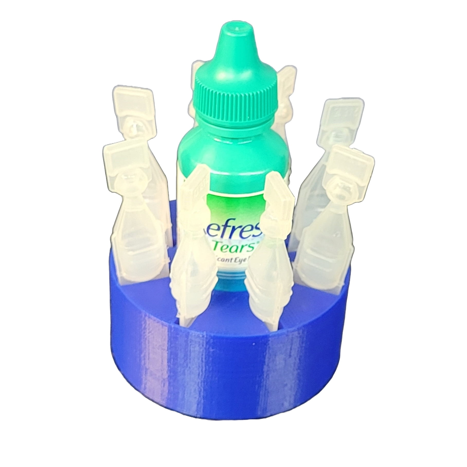 Znet3D Eye Drops Holder - Organizes 8 Single-use Disposable Vials 1 Eye ...
