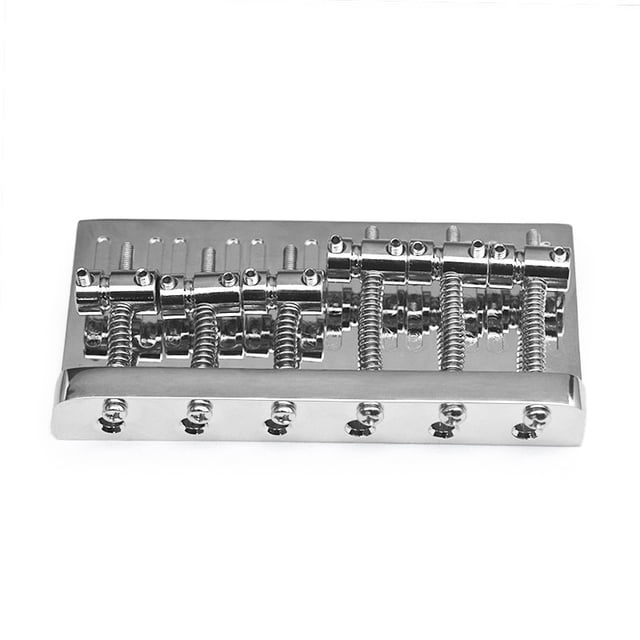Znic Alloy 6 String Bass Bridge 102.5x54MM Fixed Bass 16x5MM Bridge ...