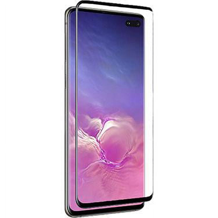 Znitro - Nitro Galaxy S10+ Tempered Glass Curved Black Bezel - Walmart.com