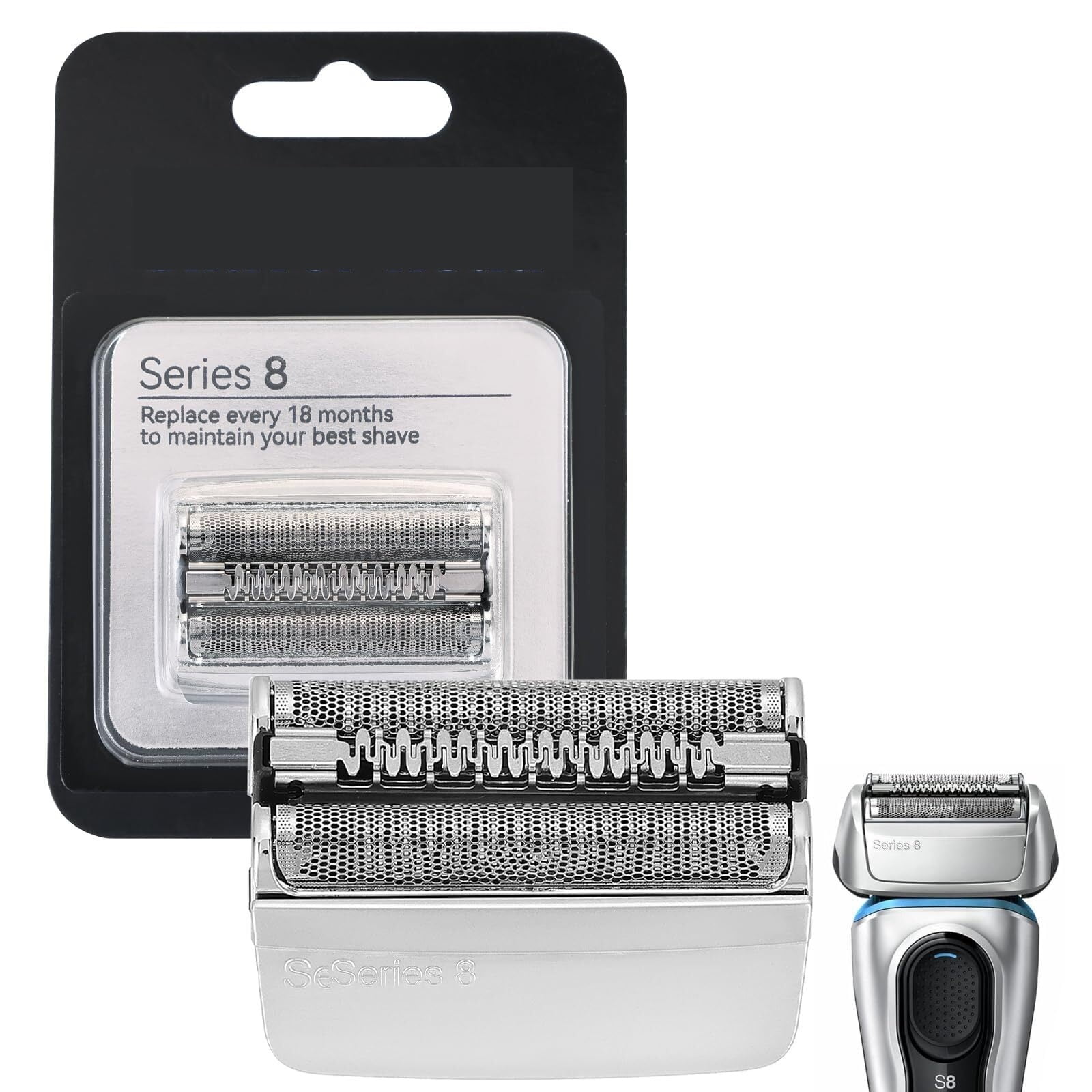 ZoBa 83M Replacement Shaver Head for Braun Series 8 Shaving Razor, 83M ...