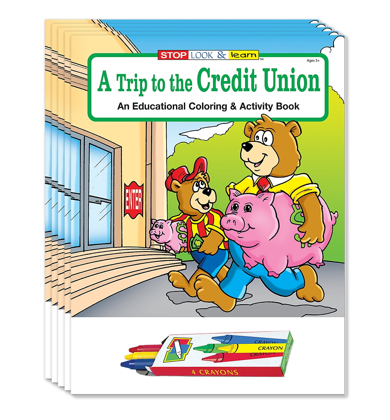 ZoCo: 25-Pack A Trip to the Credit Union Kid's Coloring & Activity ...