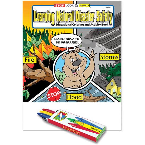 ZoCo: 25 Pack - Learning Natural Disaster Safety Kids Coloring and ...