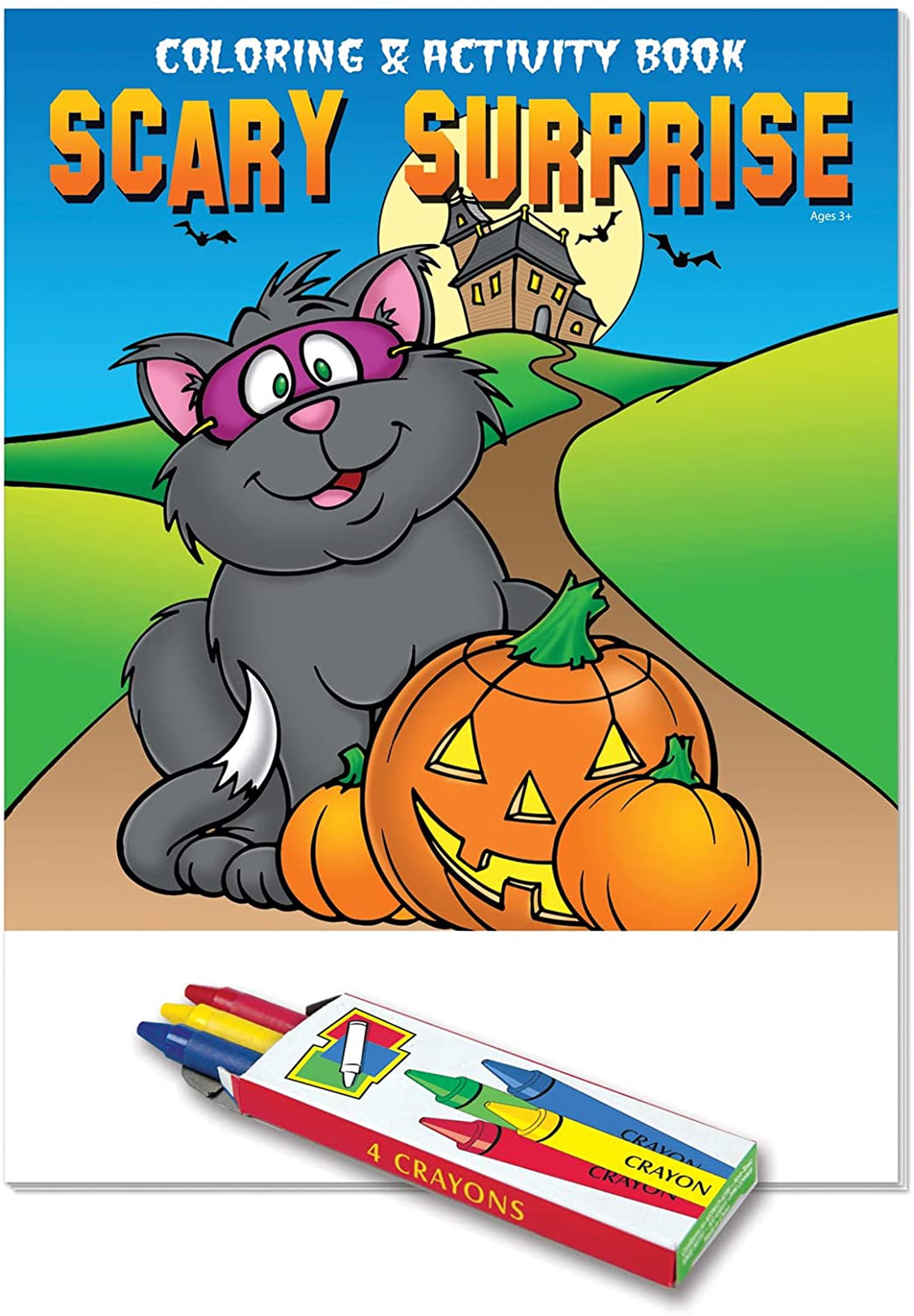 ZoCo: 25 Pack - Scary Surprise Kid's Coloring & Activity Books ...