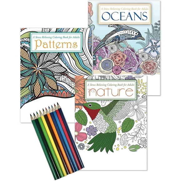 Adult Coloring Book Sets