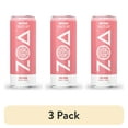 (3 pack) Zoa White Peach Zero Sugar Soda, 12 fl oz Aluminum Can, 0.0% ...