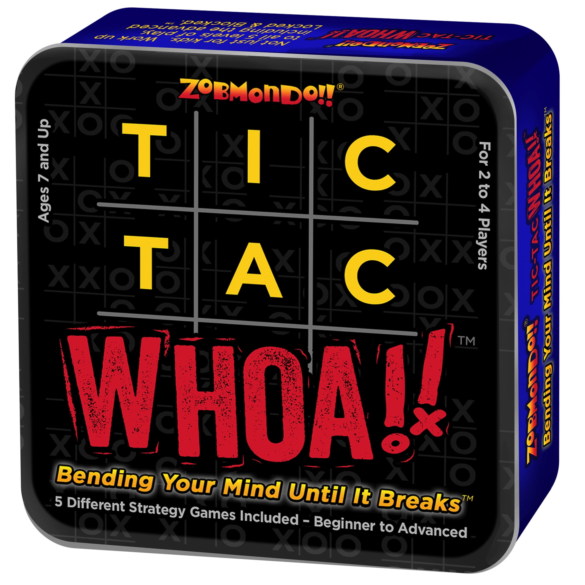 Zobmondo!! Tic Tac Whoa! The 5-in-1 Tic Tac Toe Card Game Fun for ...