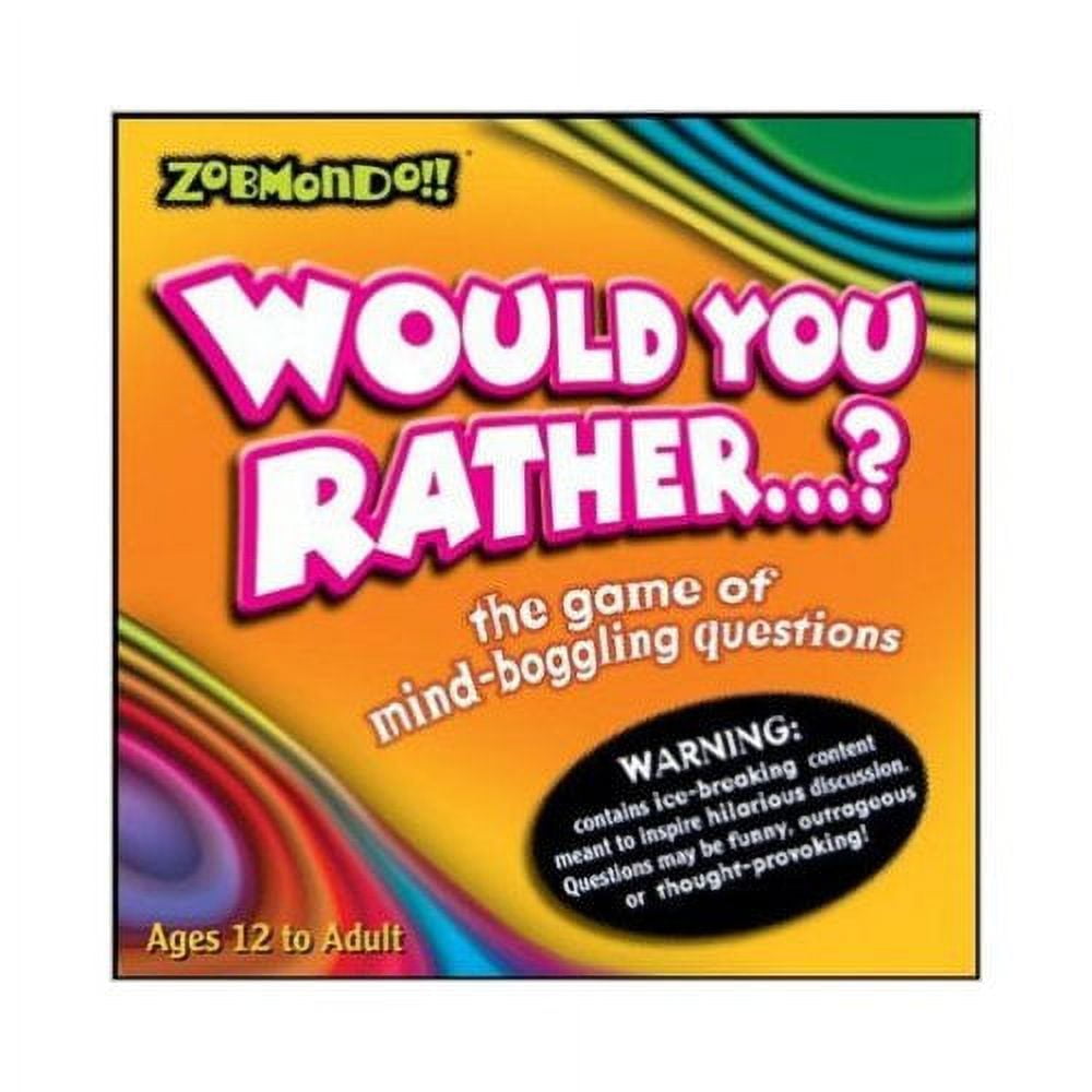 Zobmondo Would You Rather ? Board Game E11 - Walmart.com