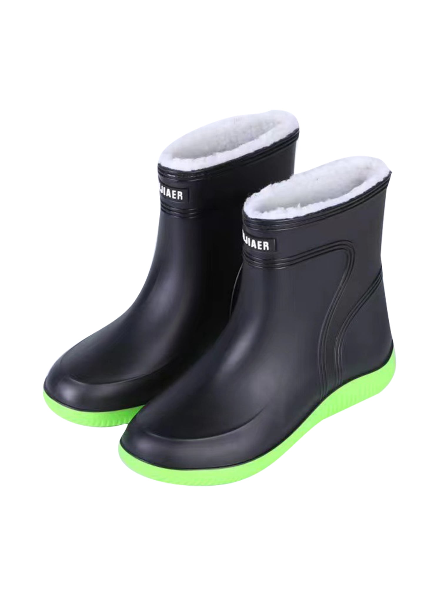 Zodanni Mens Work Shoe Waterproof Garden Shoes Slip On Rain Boots ...