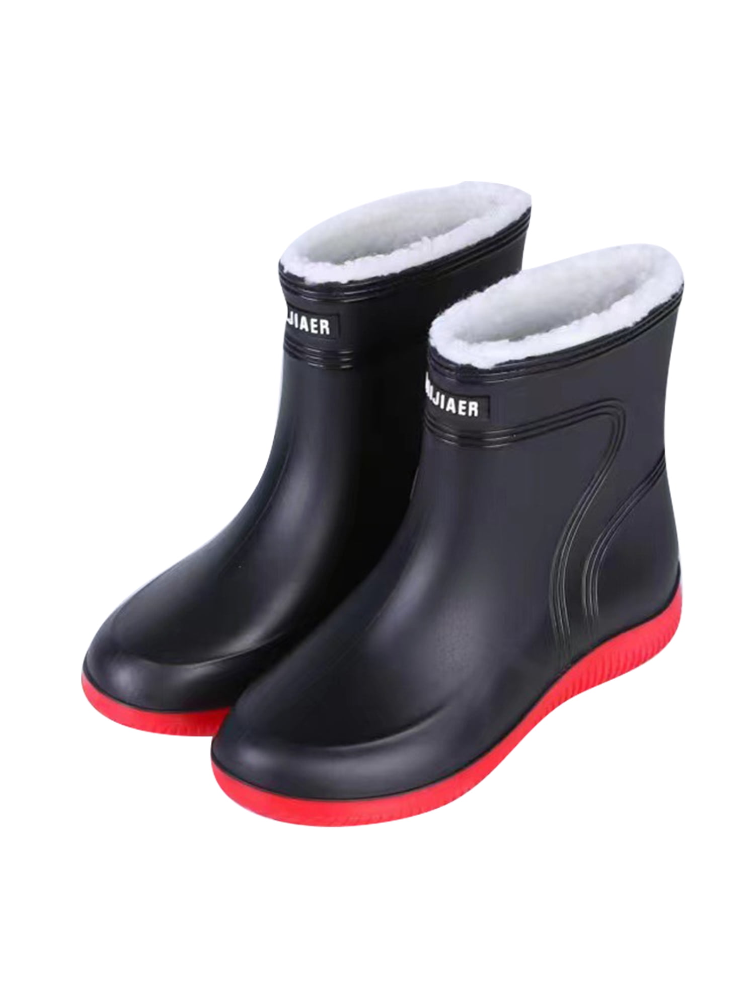 Zodanni Mens Work Shoe Waterproof Garden Shoes Slip On Rain Boots ...